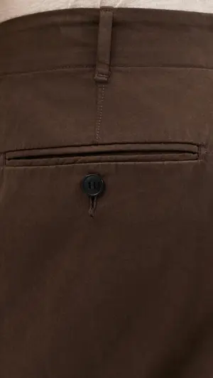 Madewell Cotton Twill Single Pleat Pants