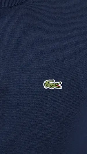 Lacoste Cotton Quarter Zip Sweater
