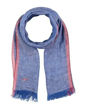 HARMONT & BLAINE Woman Scarf Navy Size - Linen Blue