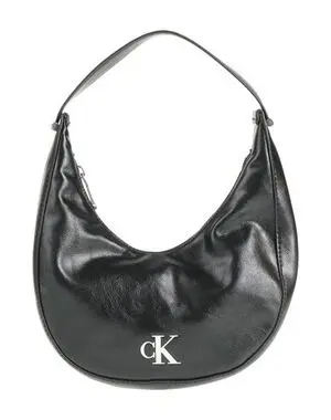 Calvin Klein Handbag Ivory Recycled Polyester, Polyurethane - Black