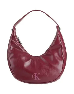 Calvin Klein Hobo Bag In Recycled Polyester And Polyurethane - Purple