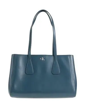 Calvin Klein Shoulder Bag Deep Teal Recycled Polyester, Polyester - Green