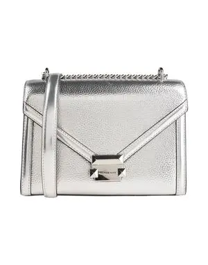 Michael Kors Crossbody Bag In Metallic Leather