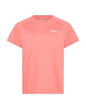 JACK WOLFSKIN T-shirt Coral Size Polyester - Red