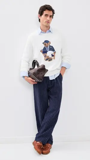 Polo Ralph Lauren Newport Bear Cotton Sweater