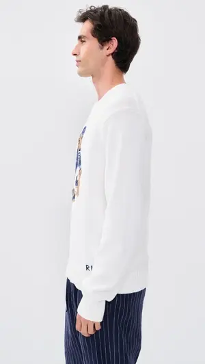 Polo Ralph Lauren Newport Bear Cotton Sweater