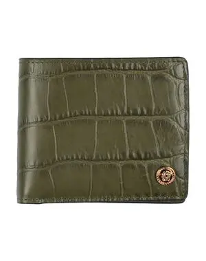 Versace Wallet Military Calfskin - Green