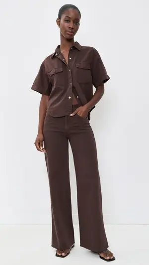 Madewell Airy Denim Utility-pocket Shirt
