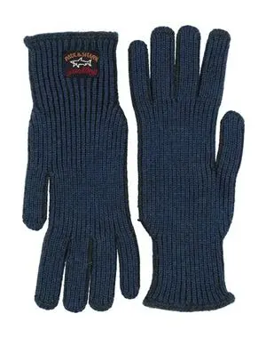 Paul & Shark Gloves Dark Size Merino Wool - Blue