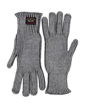 Paul & Shark Gloves Dark Size Merino Wool - Grey