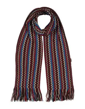 Missoni Scarf Burgundy Wool, Acrylic