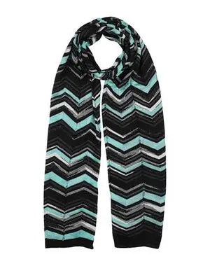 Missoni Scarf Turquoise Wool, Viscose, Polyester, Polyamide - Blue