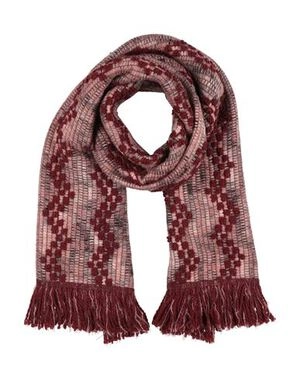 Missoni Scarf Wool, Acrylic, Polyamide, Mohair Wool - Burgundy