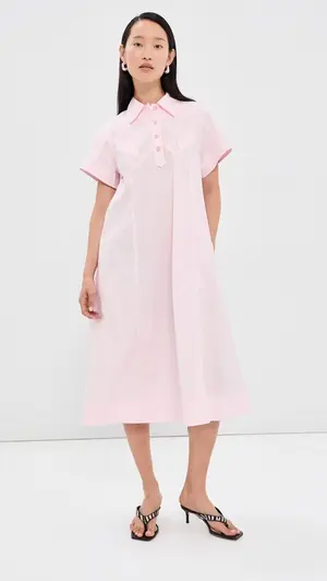 3.1 Phillip Lim Trapeze Midi Poplin Shirt Dress
