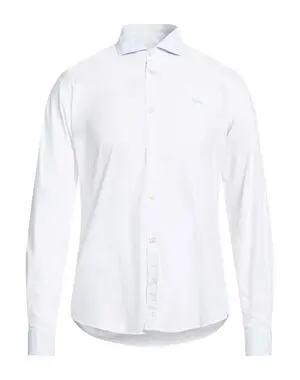 HARMONT & BLAINE Shirt Size Cotton, Elastane - White