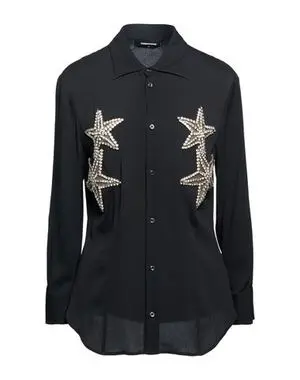Dsquared2 Shirt Size Acetate, Silk, Polyamide - Black