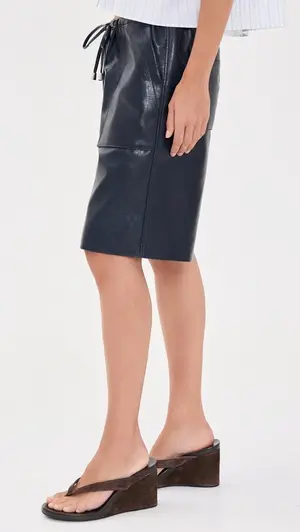 Rag & Bone Claire Faux Leather Shorts