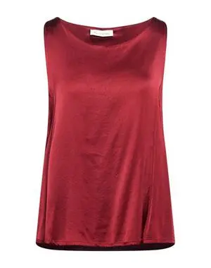 MANILA GRACE Top Burgundy Size Viscose, Elastane - Red