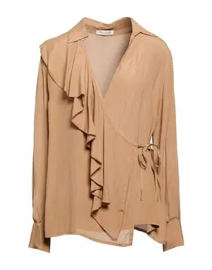MANILA GRACE Top Camel Size Viscose, Silk