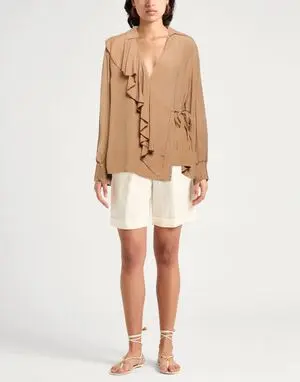 MANILA GRACE Top Camel Size Viscose, Silk