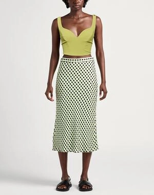 Elisabetta Franchi Lime Polyester Elastane Corset Top