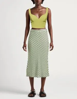 Elisabetta Franchi Lime Polyester Elastane Corset Top
