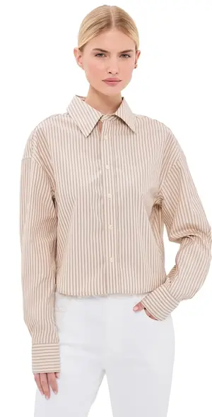 KALLMEYER Tegan Button Down Shirt - Currant