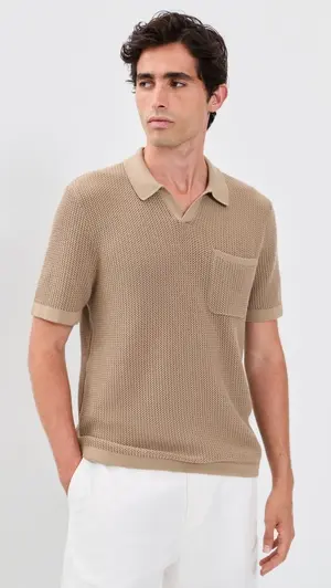 RHONE Coastal Johnny Collar Polo
