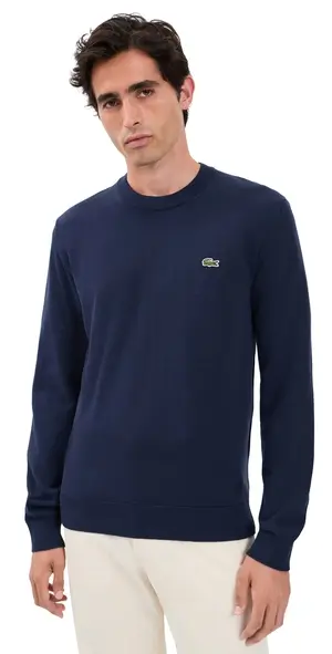 Lacoste Cotton Crew Neck Sweater