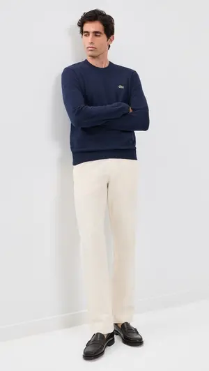 Lacoste Cotton Crew Neck Sweater