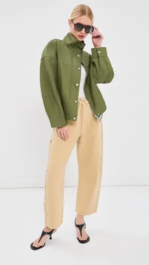 3.1 Phillip Lim Cropped Utility Balloon Jacket