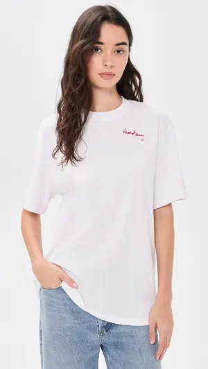 HOUSE OF SUNNY Sunny Side Up" Cotton T-shirt