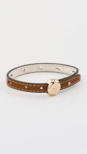 Tory Burch Romy Leather Bracelet