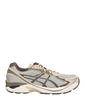 Asics Textile And Leather Low-top Sneakers - Taupe