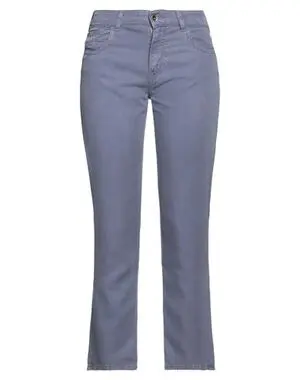 Emporio Armani Pants Pastel Size Lyocell, Linen - Blue