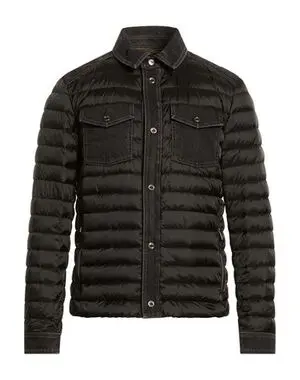 MOORER Puffer Size Cotton, Elastane, Polyamide - Black