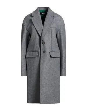 Dsquared2 Coat Size Virgin Wool, Polyamide - Grey