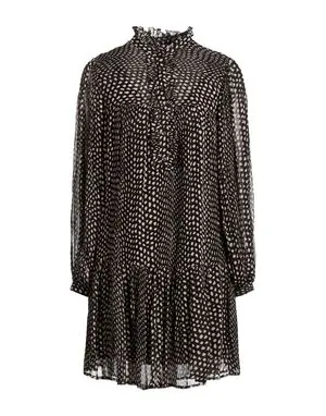 Antik Batik Viscose Mini Dress With Ruffles