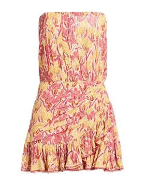 Poupette St Barth Mini Dress Size Viscose - Yellow