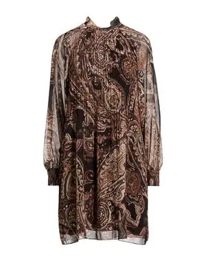KAOS Mini Dress Size Polyester - Brown