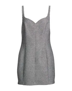 Elisabetta Franchi Mini Dress Size Polyester, Polyimide, Polyamide, Viscose, Cotton - Silver