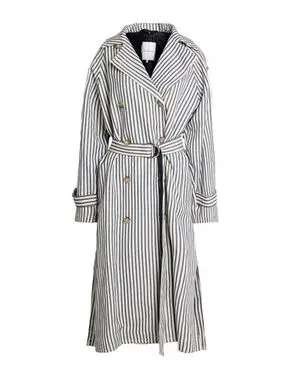 Tommy Hilfiger Overcoat & Trench Coat Cream Size Viscose - White
