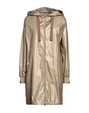 Herno Overcoat & Trench Coat Platinum Size Cotton, Polyurethane, Viscose, Polyamide, Metallic Fiber - Grey