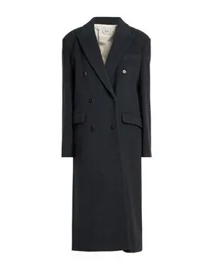 ALYSI Chocolat Coat Size Virgin Wool - Charcoal