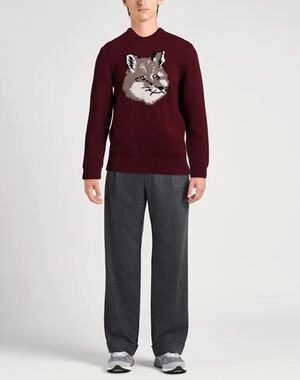 Maison Kitsuné Lambswool Sweater With Fox Motif