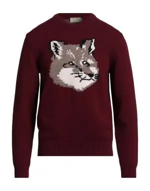 Maison Kitsuné Lambswool Sweater With Fox Motif