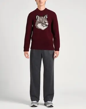 Maison Kitsuné Lambswool Sweater With Fox Motif
