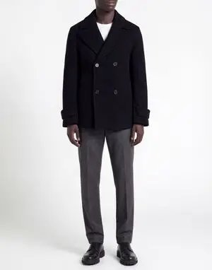 Officine Générale Coat Midnight Size Virgin Wool, Polyamide