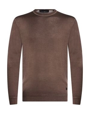 Liu Jo Merino Wool Crewneck Sweater - Taupe