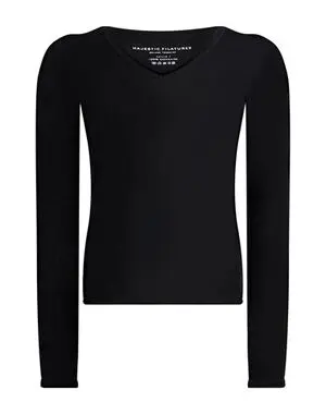 Majestic Filatures Sweater Size Cashmere - Black